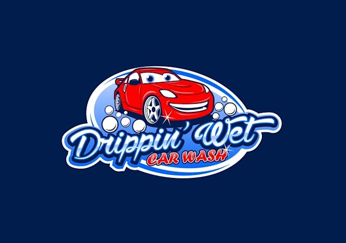 Design fun tech automatic car wash logo by Lennas_tracke | Fiverr