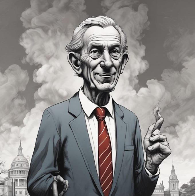 Draw digital political cartoons by Jenieropo | Fiverr