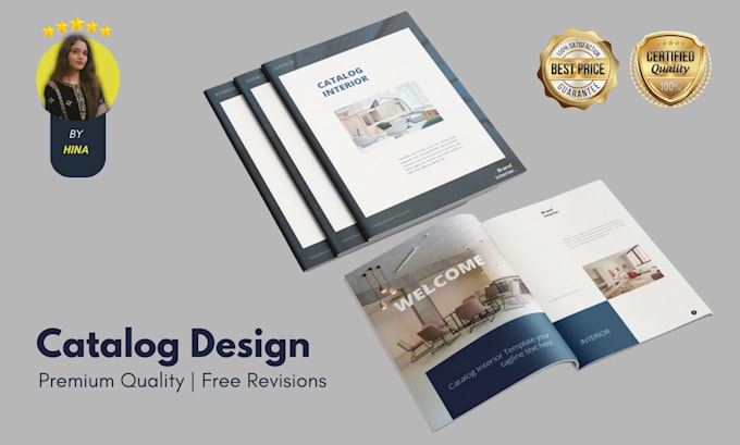 Design interior exterior print or digital product catalog furniture e ...