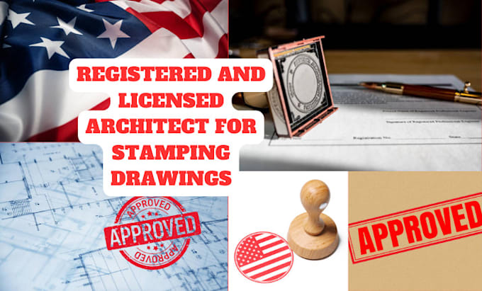 Architectural drawing engineering drawing stamp floor plan city permits ...