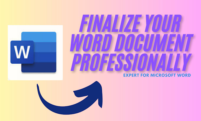 Design or format a word document, or template by Sahanrashmik429 | Fiverr