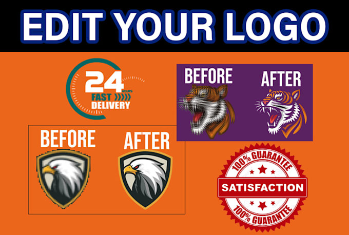 Edit, recolor, change font, vectorize, make logo transparent by Rj ...