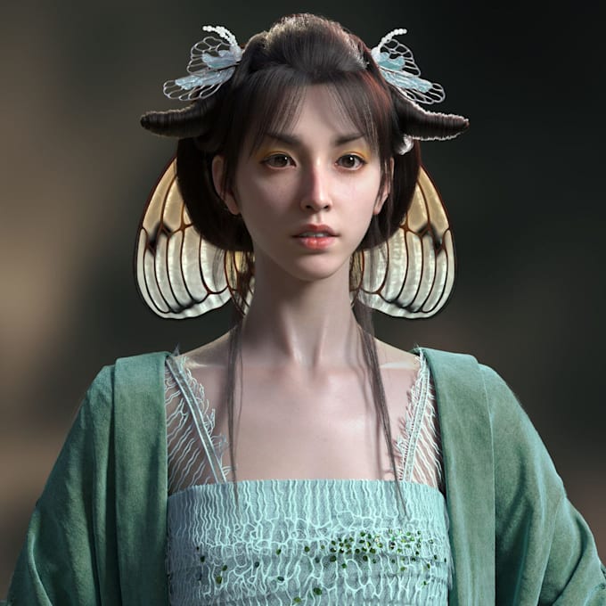 Design 3d realistic character metahuman character 3d character ...