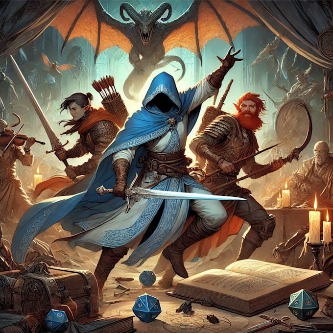 Draw your dnd character art by Lampetia | Fiverr