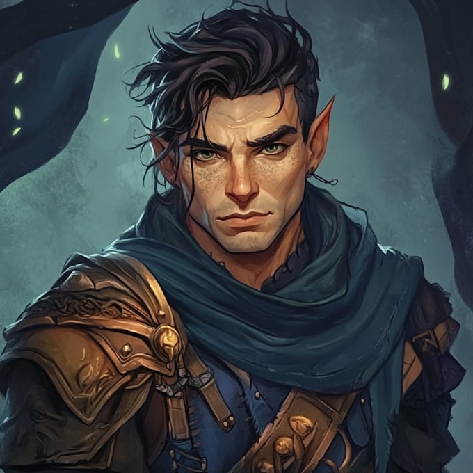 Draw 2d character design dnd concept game art by Esmemurray | Fiverr