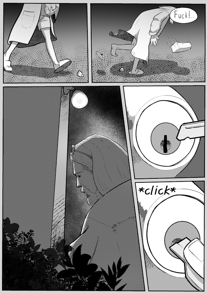 Do manga comic page by Pandamacter | Fiverr