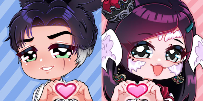 Draw chibi profile pictures by Star_030 | Fiverr