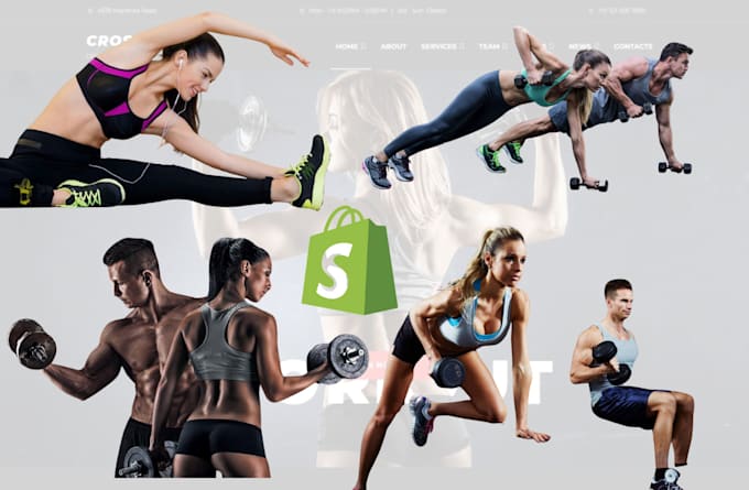 Design a shopify store for activewear, fitness apparel, and gym wear ...