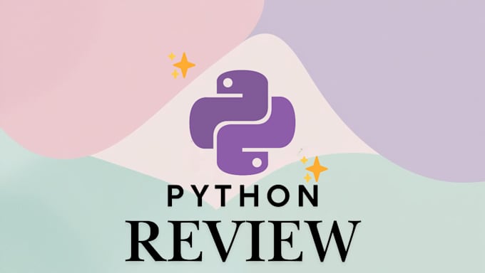 Review your python code by Jog_data | Fiverr Review your python code by Jog_data | Fiverr