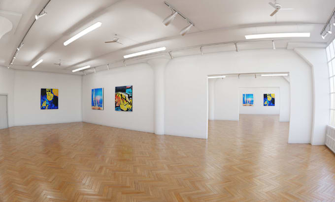 Do 3d cgi museum interior art gallery, and exhibition room by Lizmax1 ...