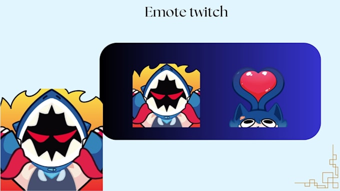 Do custom emotes for streamers and vtubers by Kitetdorii | Fiverr