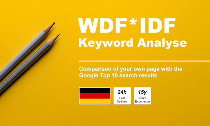 Create a wdf idf density keyword research for your page by Aquabase | Fiverr