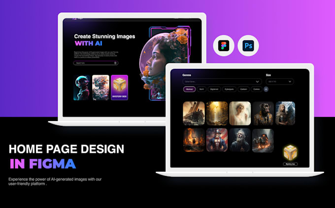 Design responsive and eye catchy home page design in 24 hour by ...