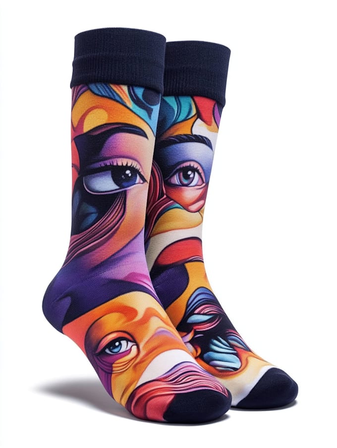 Design unique socks design for your brand by Abaverster | Fiverr