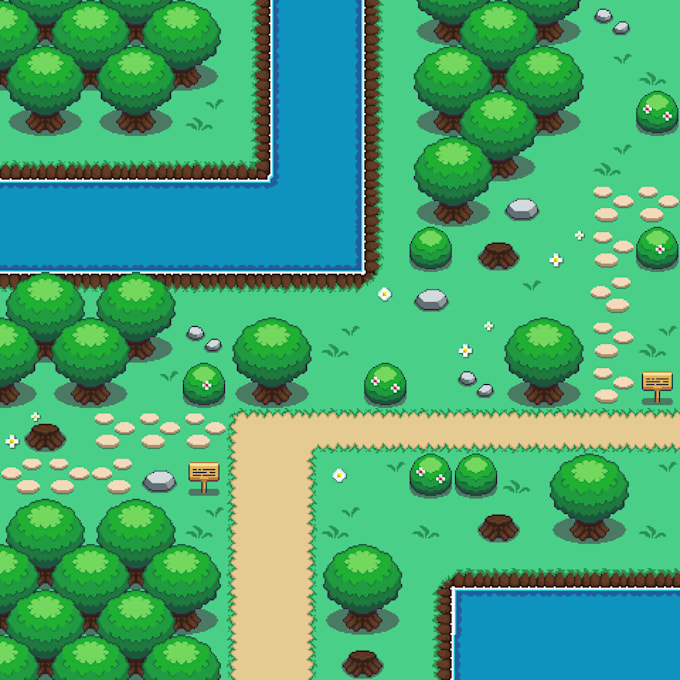 Make pixel art tileset for you by Expwjun | Fiverr