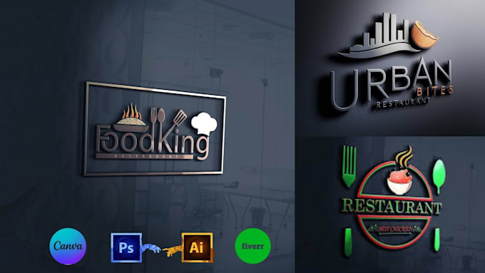 Food menu card, restaurant, catering, cafe, juice and bakery loges by ...