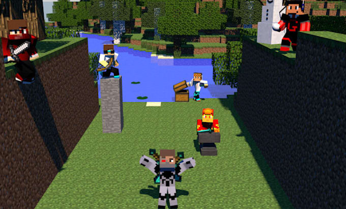 Create minecraft 3d animation, minecraft biuld, parkour, minecraft trailer video by Sam_animate1 ...