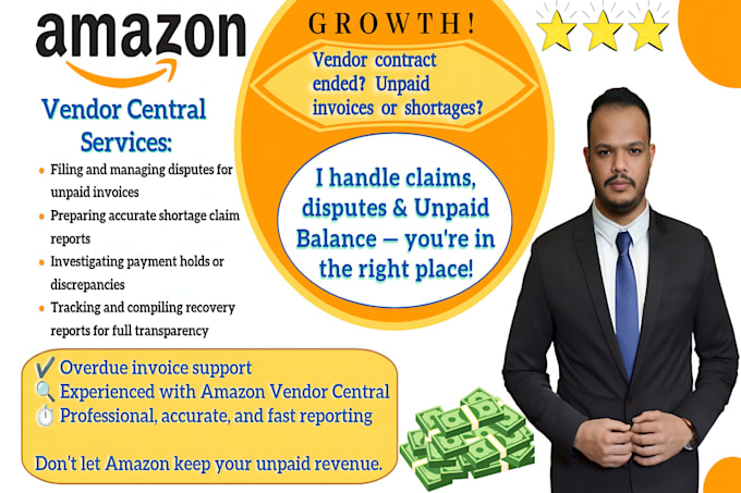 Help clear unpaid invoices and shortages from amazon vendor central by ...