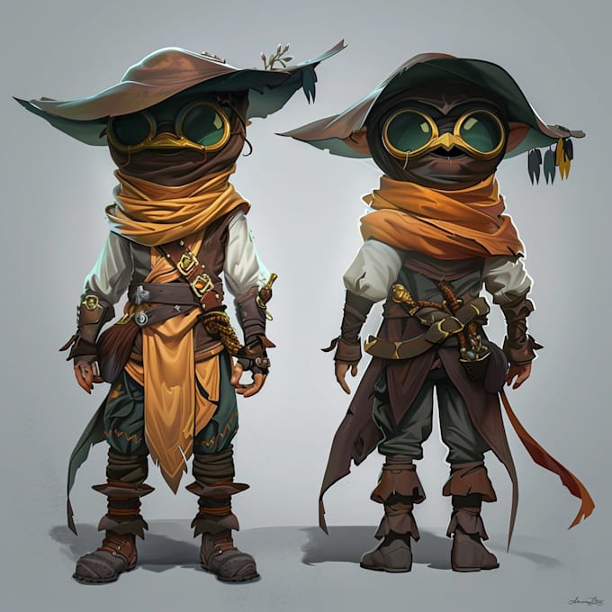 Create character design in unique your game style by Coronsheish | Fiverr