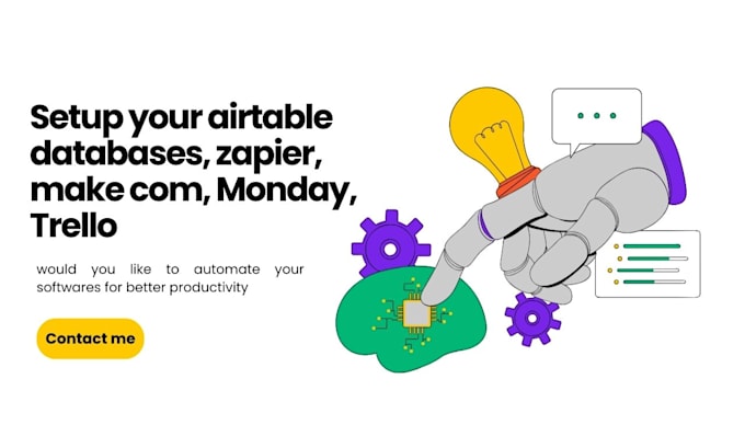 Setup airtable database, zapier, hubspot, monday workflow crm by Johnsmart_dev | Fiverr