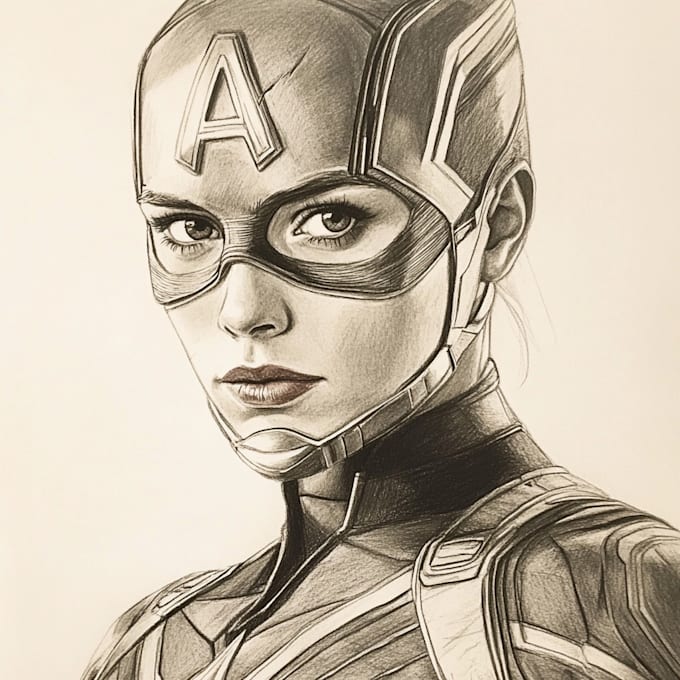 Draw your very own superhero or villain in marvel style by ...