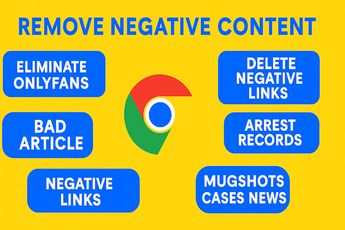 Remove negative articles false bad news links mugshots cases from ...