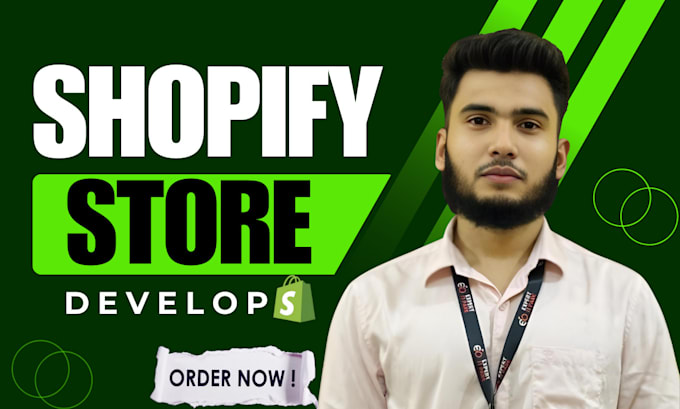 Design, redesign shopify store, shopify website,shopify dropshipping ...