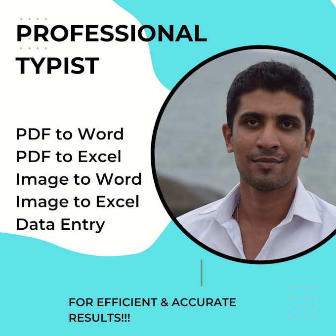 Accurate and professional typing by Sathira93 | Fiverr