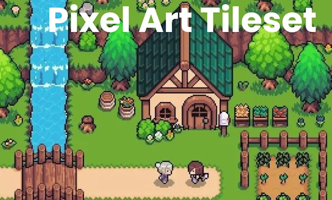 Create custom pixel art tileset for your projects by Ibrov69 | Fiverr