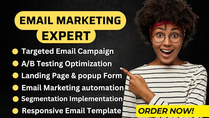 Setup brevo email template, mailerlite, landing page, campaign, email ...