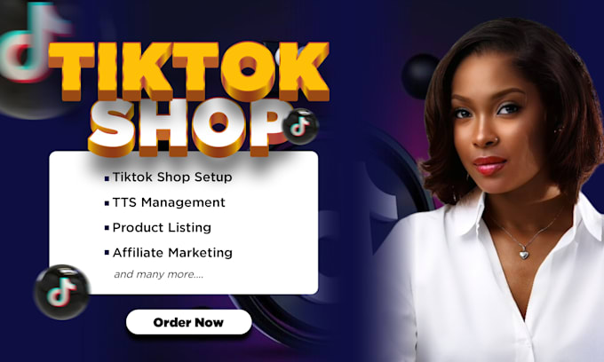 Setup tik tok shop tik tok ads tiktok dropshipping as your tik tok shop manager by Aviana_kamsi ...