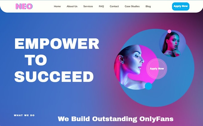 Build onlyfans agency website onlyfans management website and modeling website by Digiweb_labs ...