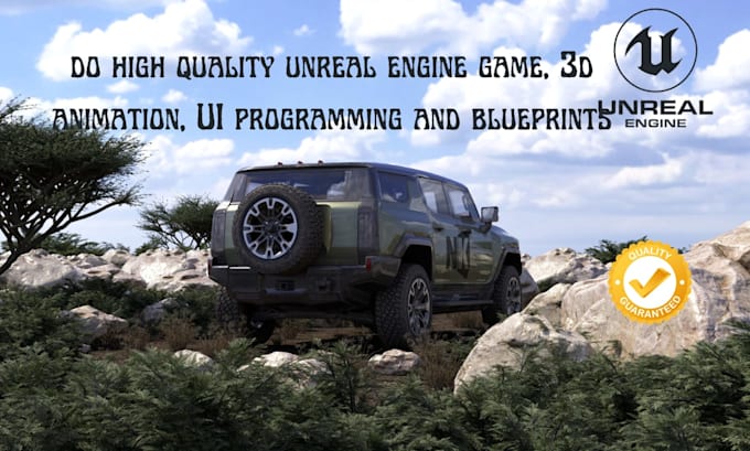 Do high quality unreal engine game, 3d animation, ui programming and blueprints by ...