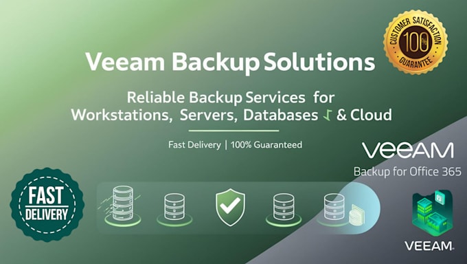 Setup and manage veeam backup solutions by Hjebbour | Fiverr