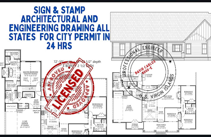 Draw stamp architectural drawing florida as a licensed, structural ...