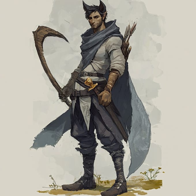 Make dnd character art and dnd character art by Braradartu | Fiverr