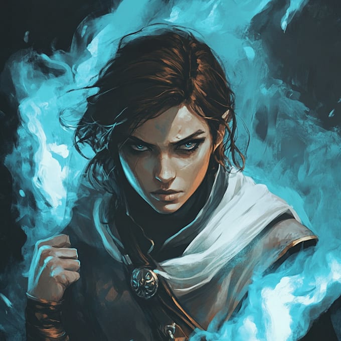 Make a dnd character art and dnd character art by Eshtosh | Fiverr