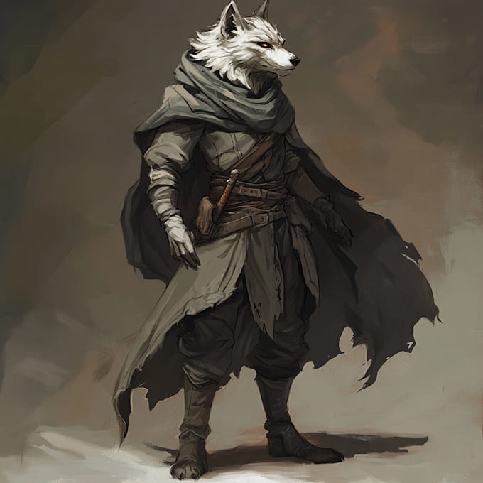 Draw dnd, fantasy character and dnd character art for you by Zorurdran ...