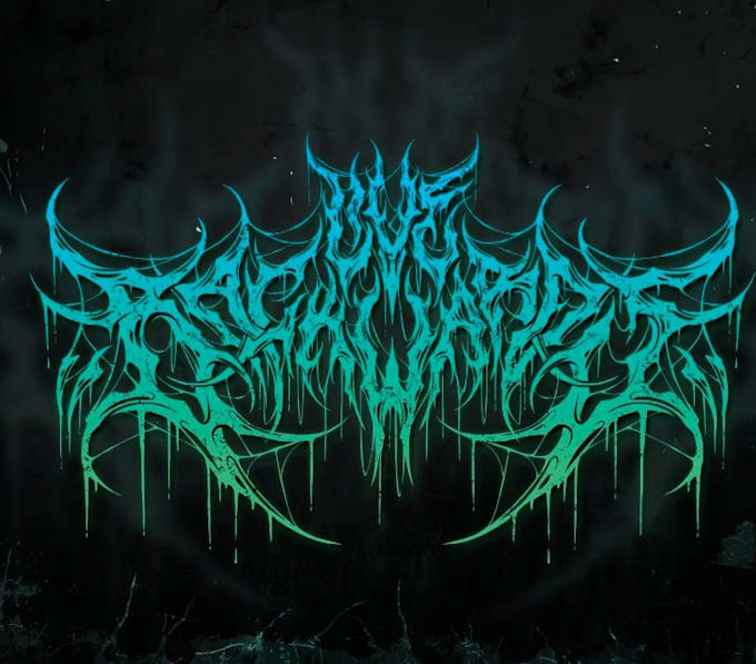 Draw custom black, slam, brutal, grindcore death metal logo for your band brand by Ashley_coopi ...