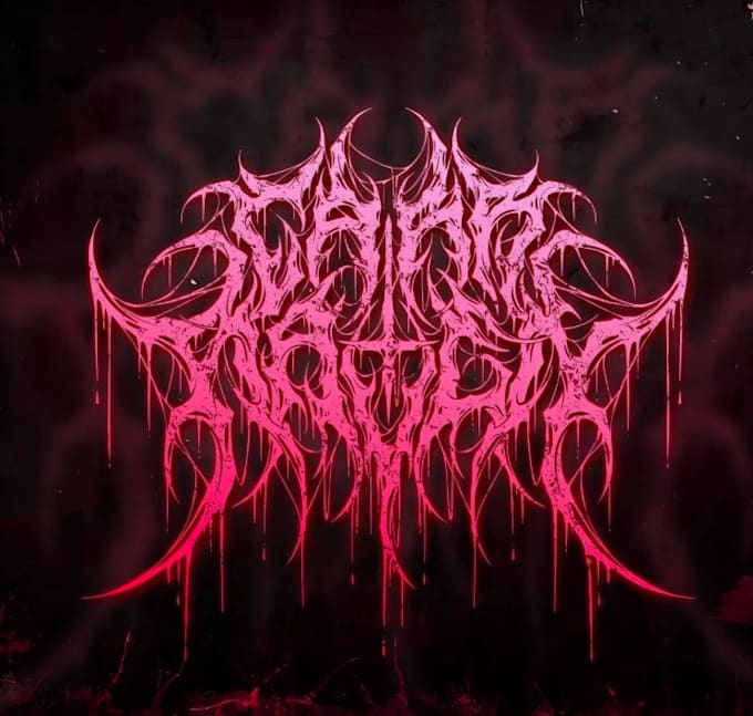 Draw custom black, slam, brutal, grindcore death metal logo for your band by Sheila_figue | Fiverr