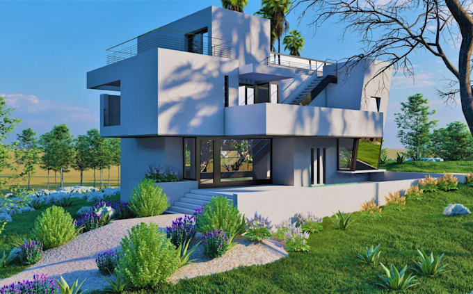 Remodel revit interior, d5 render, building drawing, hotel room layout ...