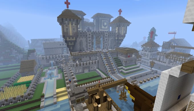Build minecraft castle, villages, base, hubs, spawns, minecraft bedwars ...