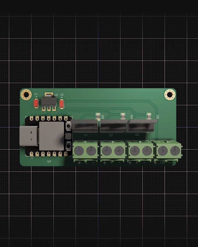 Design pcb boards in eagle pcb design software by Sunday_moses02 | Fiverr