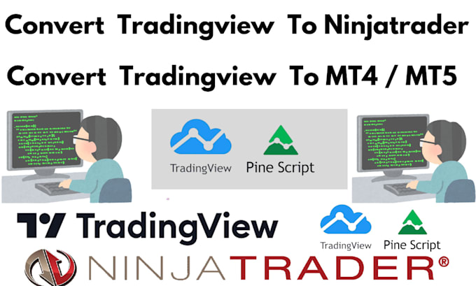 Convert tradingview pine script to ninjatrader mt4 mt5 and vice versa by Phanu_fx123 | Fiverr