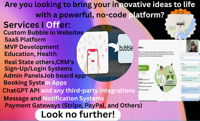 Develop webflow bubble io bubble mvp bubble app bubble web app bubble developer by Yed_sebastian ...