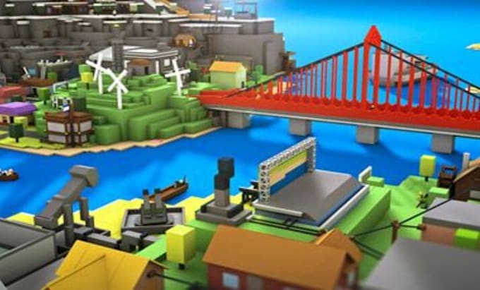 Make a quality simulator map low poly map for your roblox game by Dam ...