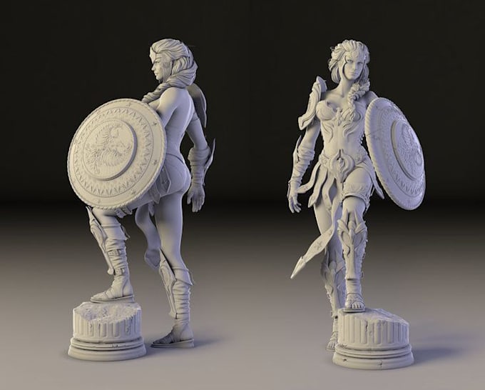 Sculpt 3d miniatures dnd character model action figurines tabletop toy ...