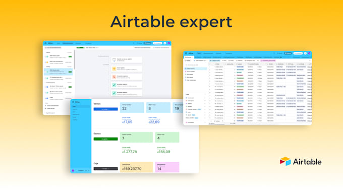 Build your airtable databases and information flows by Carloscallelobo | Fiverr
