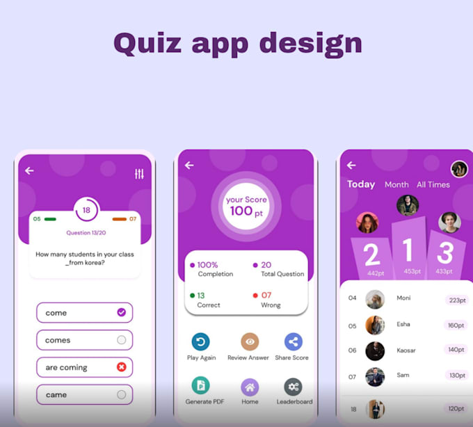 Build quiz app, ai quiz app, educational app, survey app by Randilviran ... Build quiz app, ai quiz app, educational app, survey app by Randilviran ...