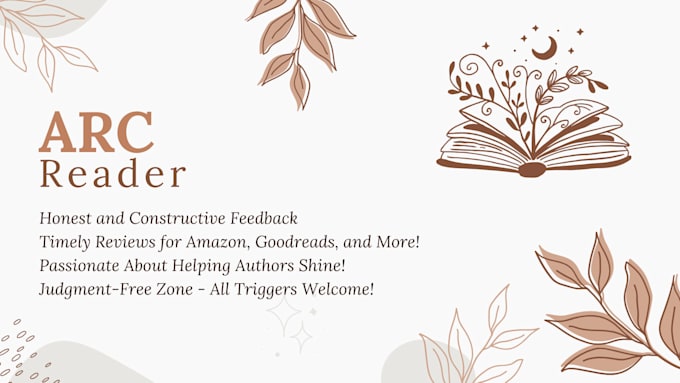 Be your professional arc reader by Bookswithb | Fiverr